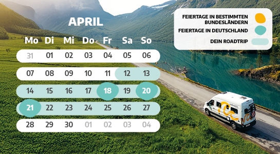 Feiertage & Brückentage 2025: Mehr Urlaub genießen | roadsurfer