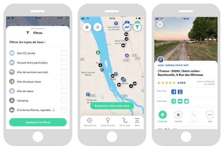 park4night : Découvre l'appli phare pour trouver un spot où dormir en van